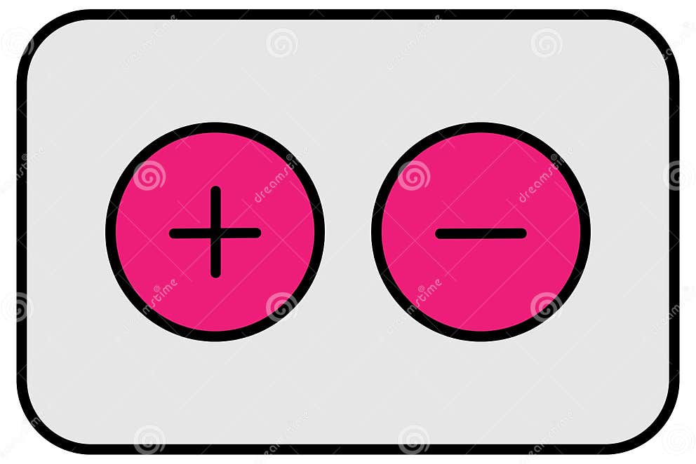 Plus and minus button icon stock vector. Illustration of remove - 118465093 Plus and minus button icon stock vector. Illustration of remove - 118465093