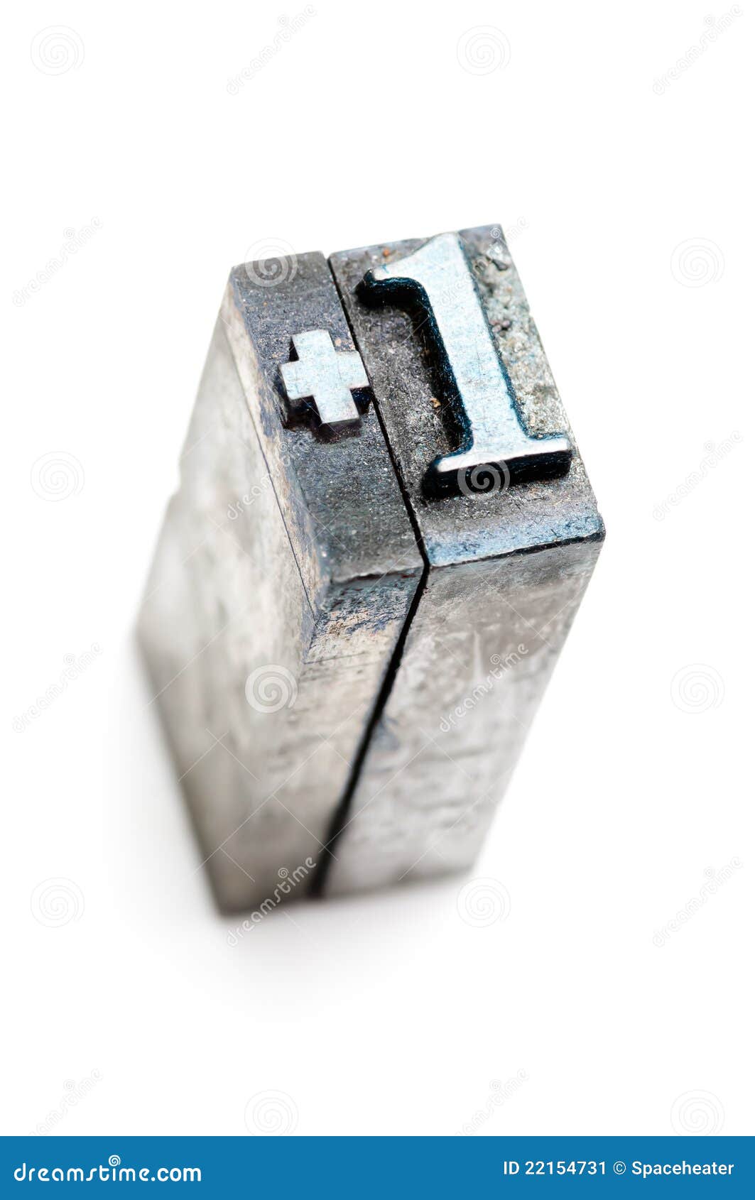 Plus (+) One stock image. Image of typography, addition - 22154731