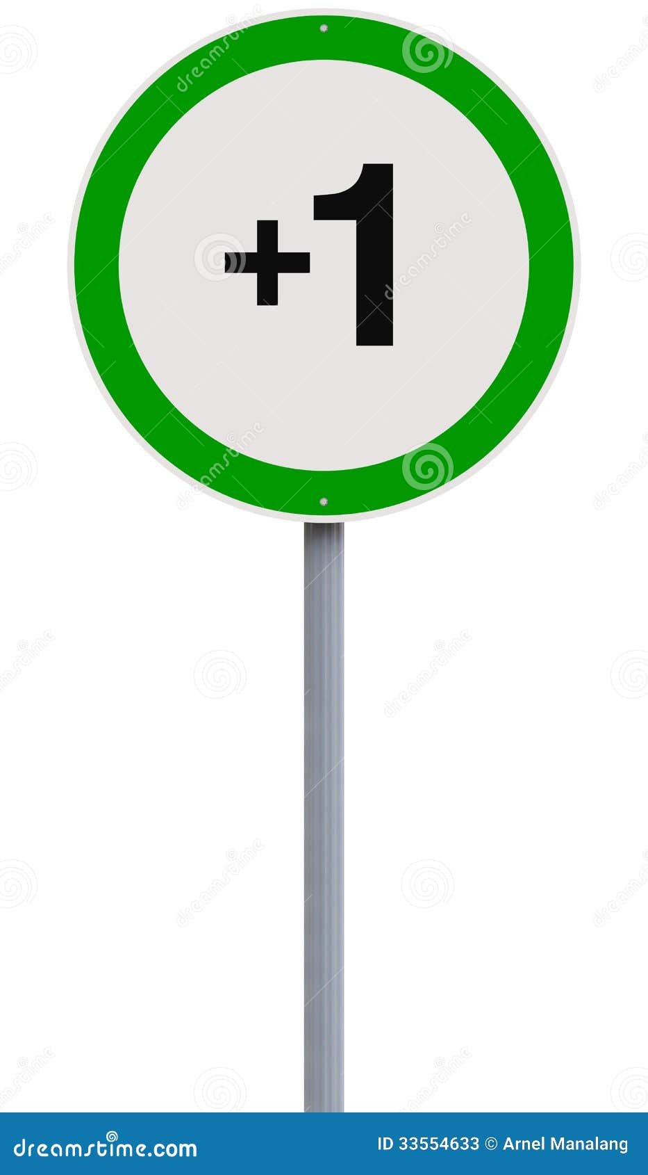 Plus One stock illustration. Illustration of allowed - 33554633