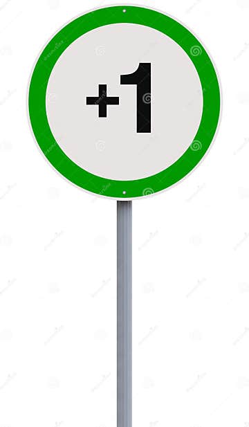 Plus One stock illustration. Illustration of allowed - 33554633