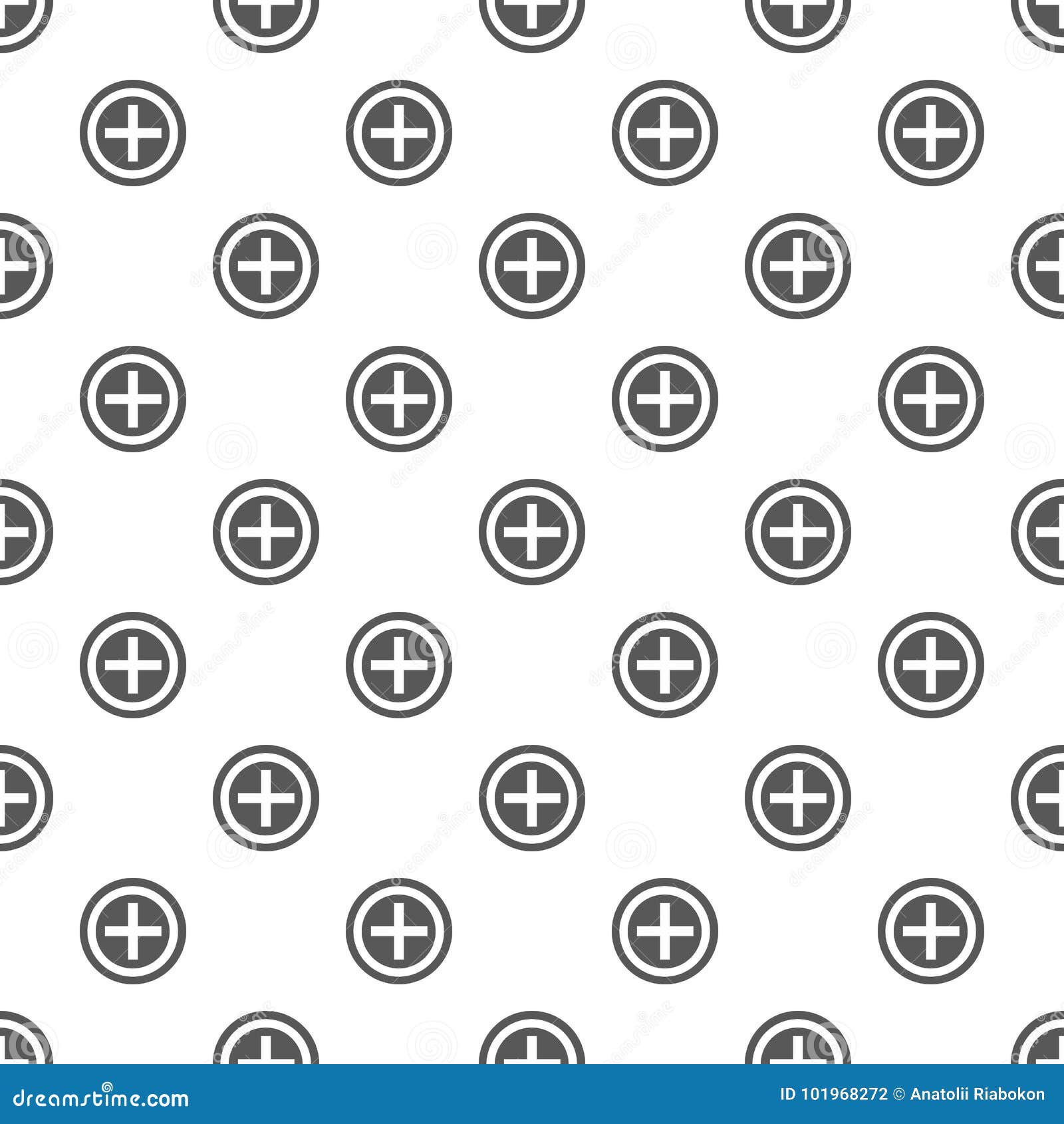 Plus pattern seamless stock vector. Illustration of repeat - 101968272