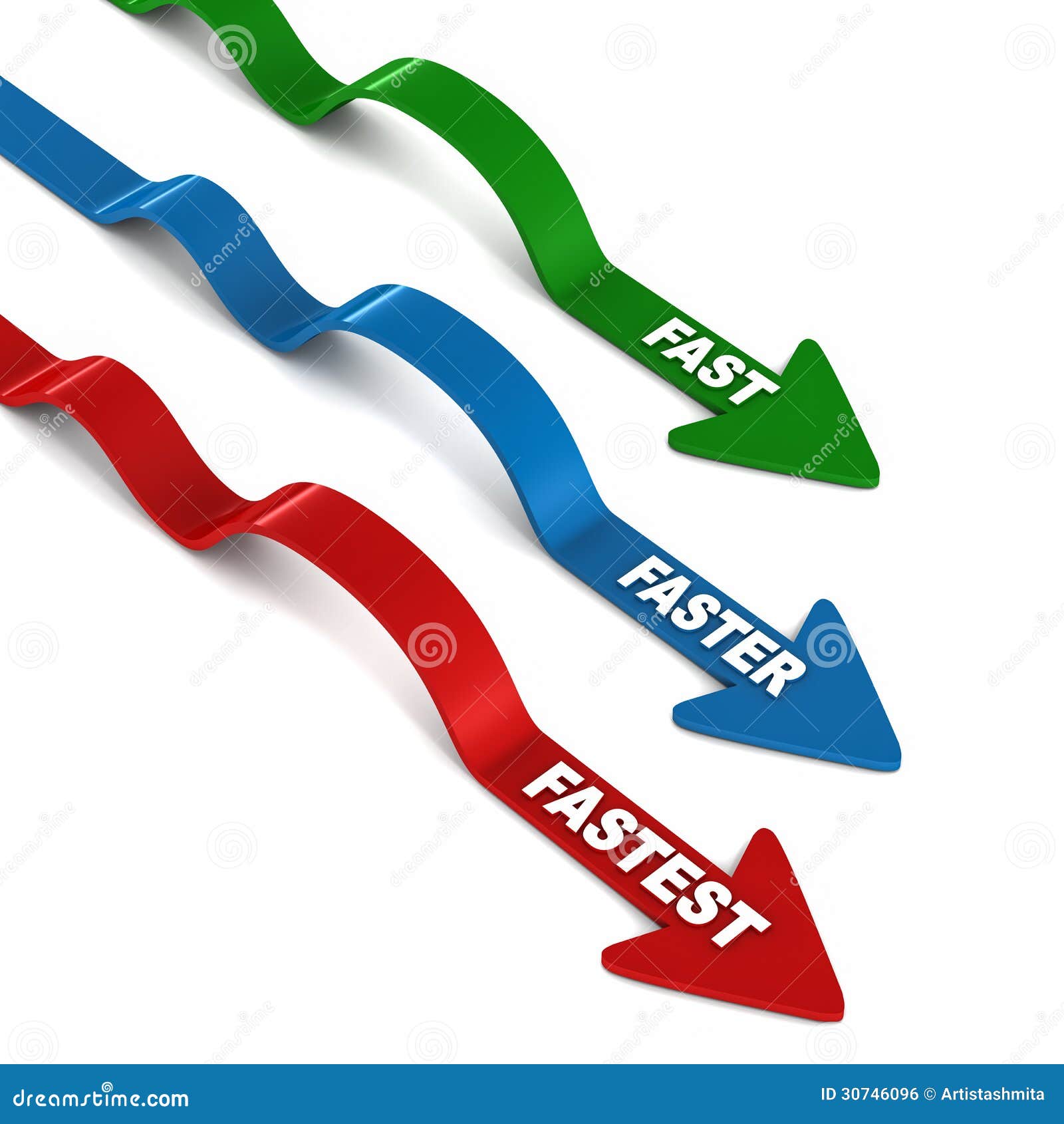 Plus Rapide Plus Rapide Rapide Illustration Stock - Illustration du ...