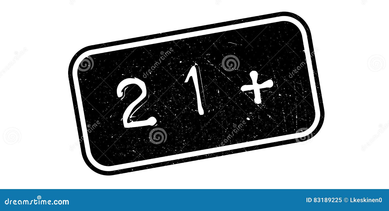 21 plus rubber stamp stock illustration. Illustration of authentic ...