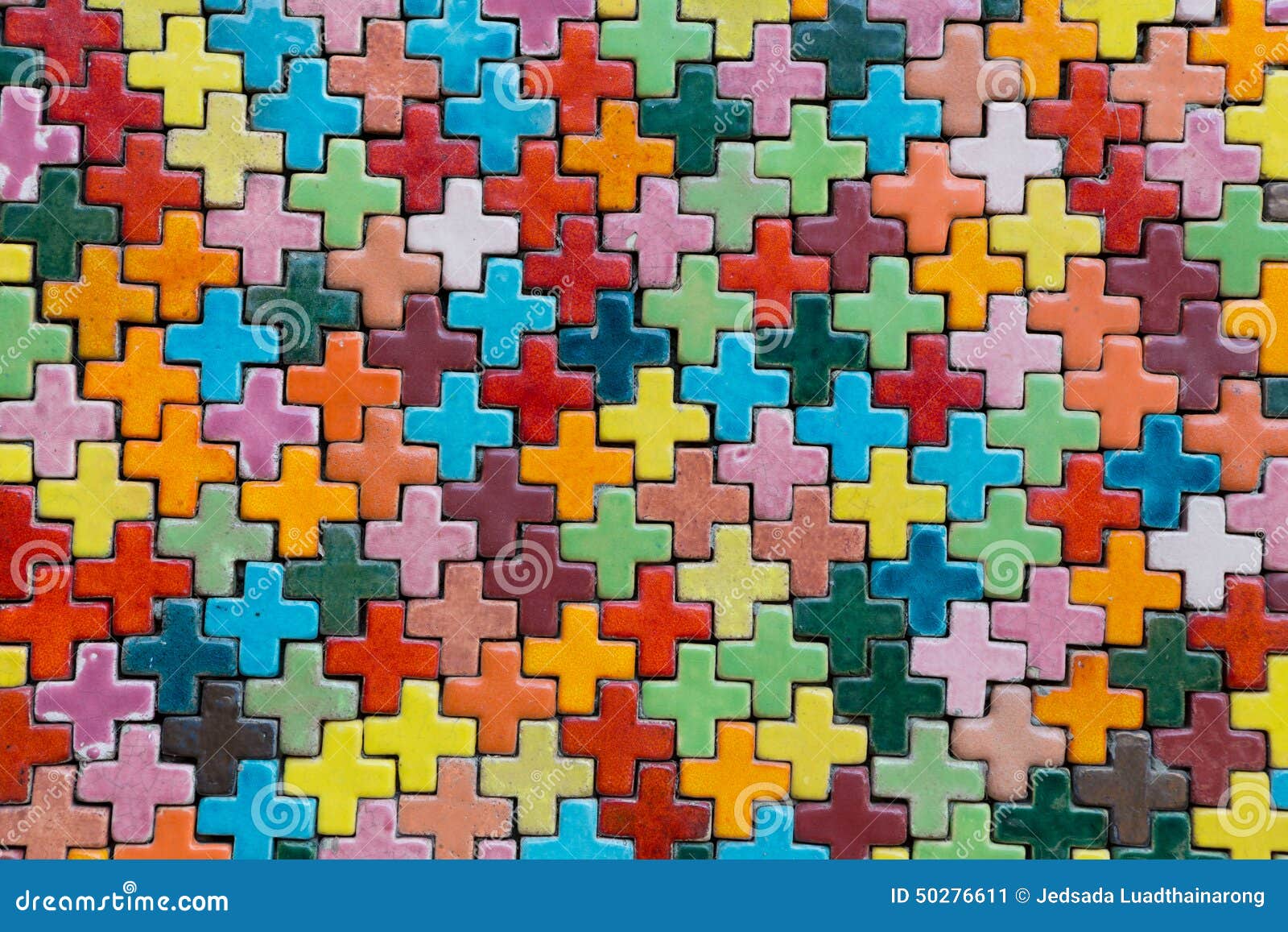 Plus Shape Pattern Tile Wall Stock Image - Image of construction, wall ...