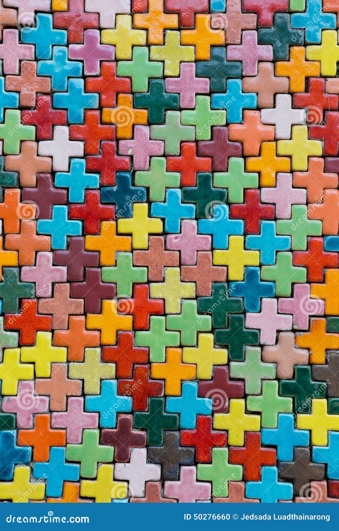 Plus Shape Pattern Tile Wall Stock Photo - Image of backdrop, tile ...