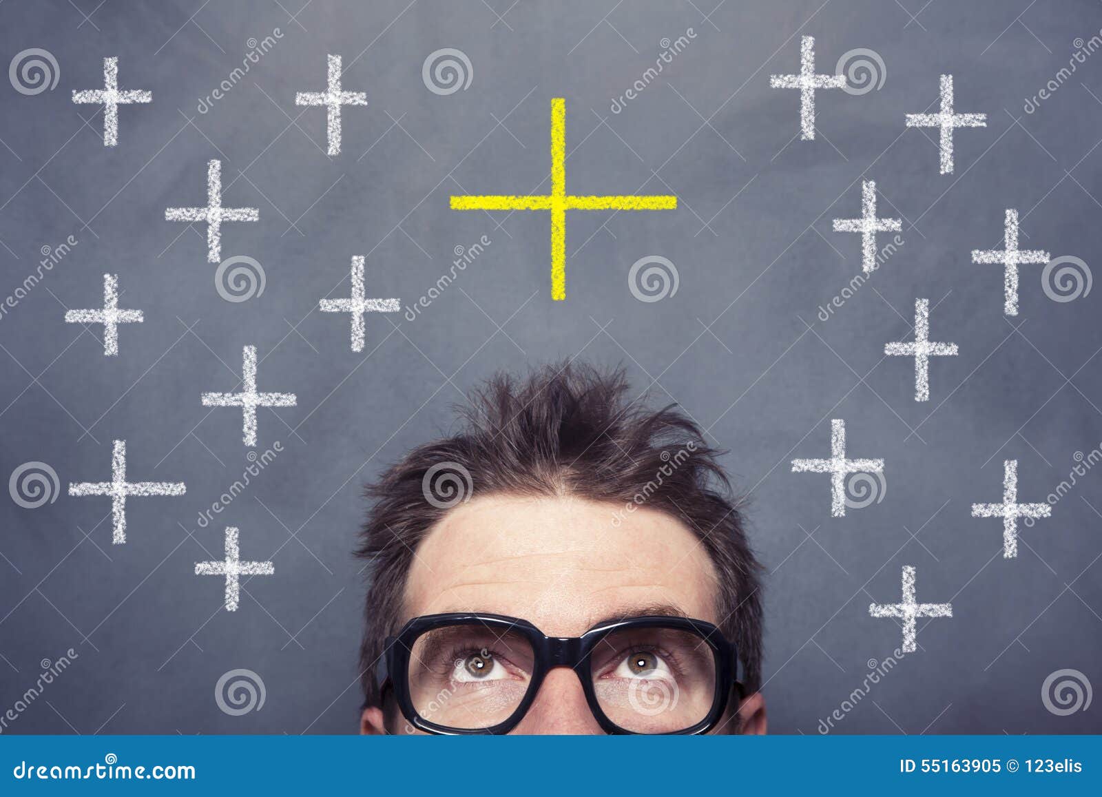 Plus Sign And Increasing Arrow Print Screen On Wooden Cube Block On ...