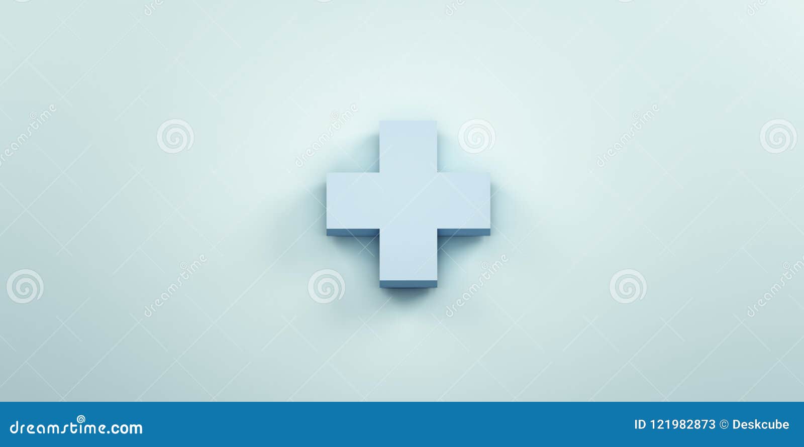 Plus Sign. 3D Render Illustration Stock Illustration - Illustration of ...