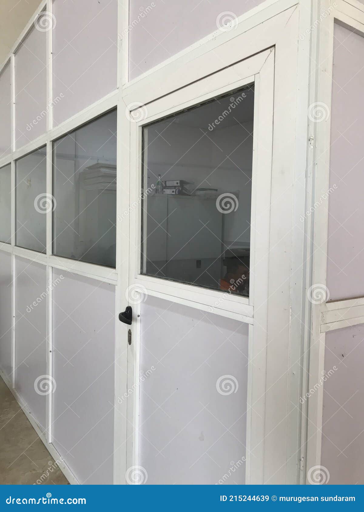 Temporary Office Built From Container On The Deck Of Construction Of ...