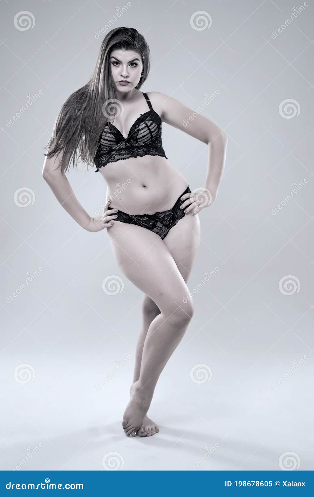 Plus Size Glamour Model Stock Image Image Of Oversize 198678605