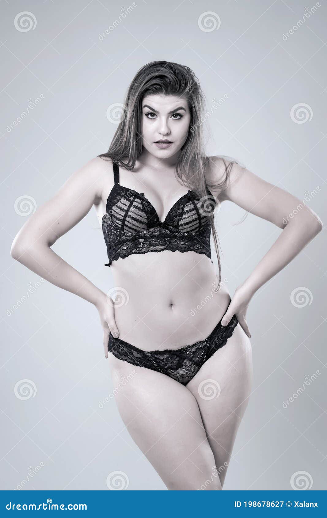 Plus Size Glamour Model Stock Image Image Of Lady Overweight 198678627