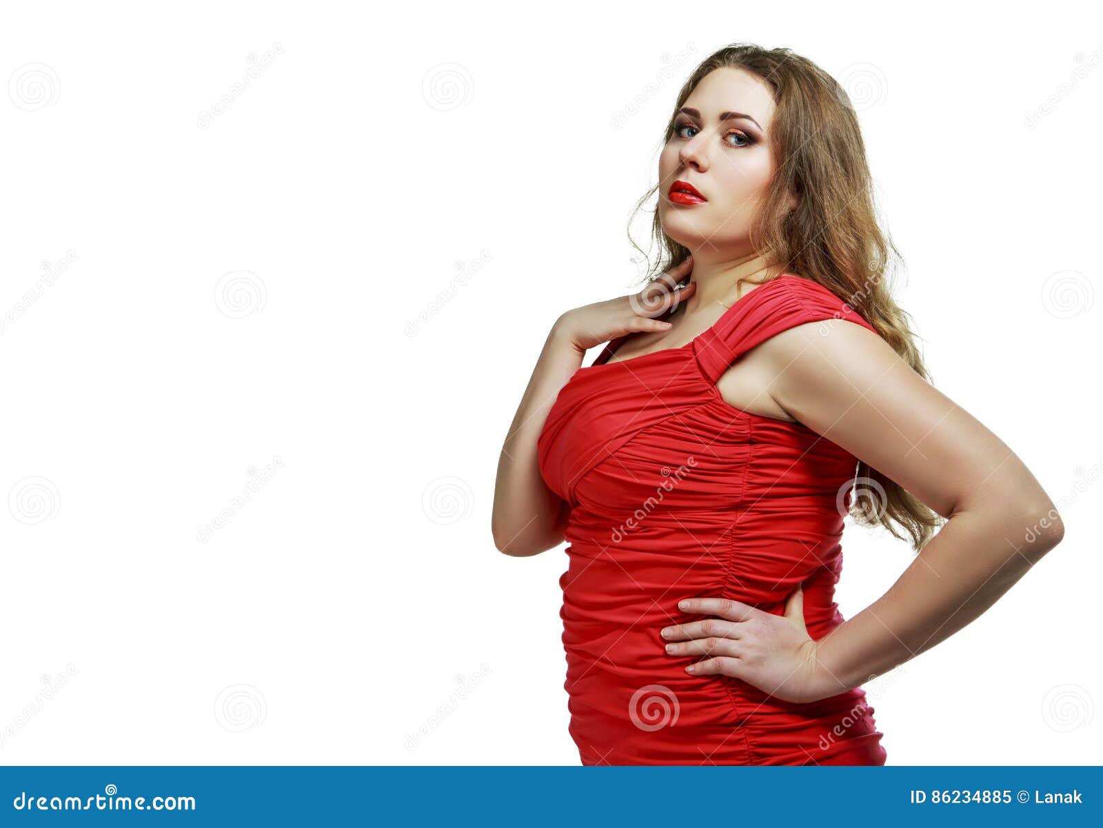 Plus size model stock image. Image of build, oversized - 86234885