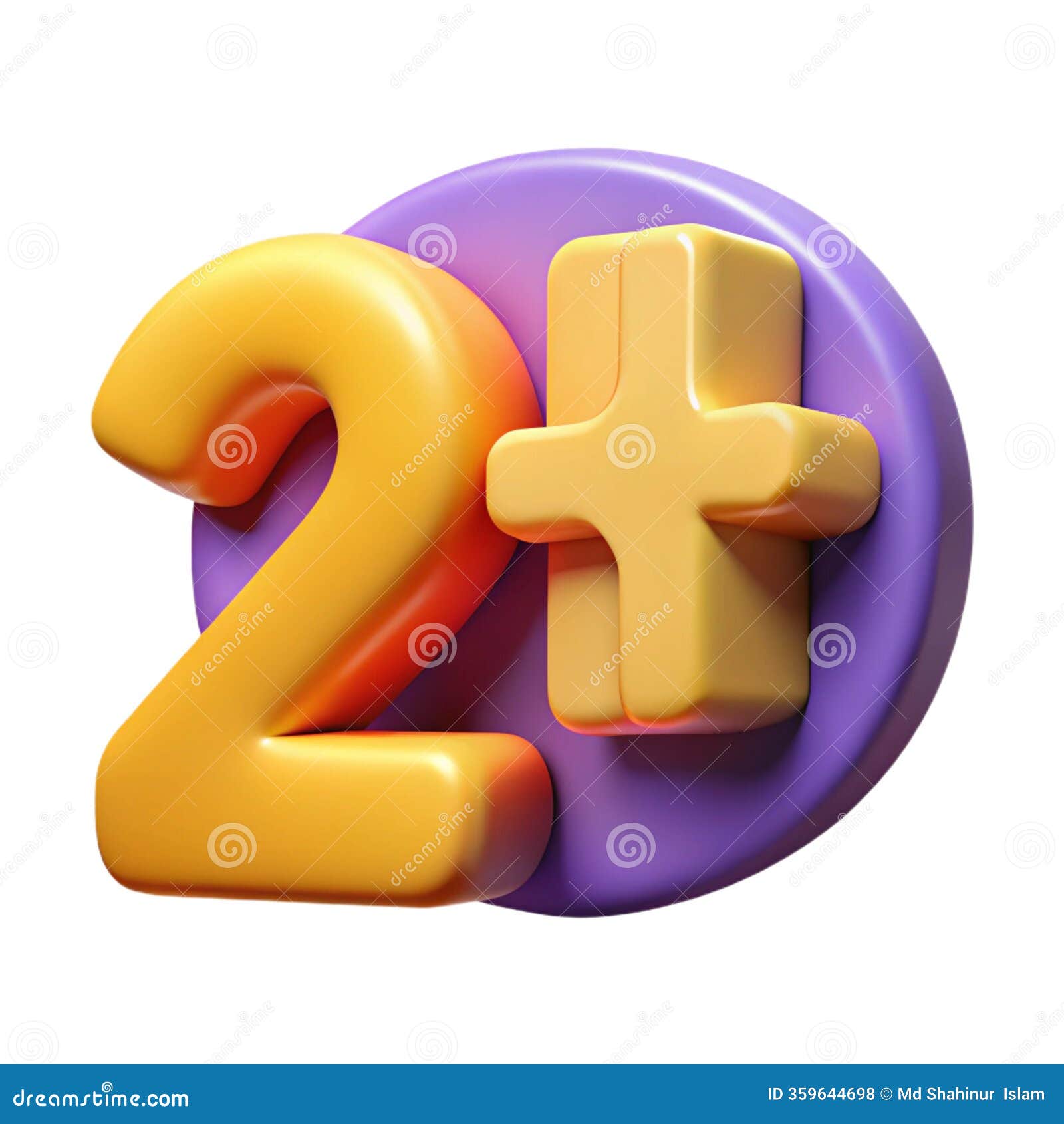 21 Plus Solid Icon stock illustration. Illustration of design - 359644698