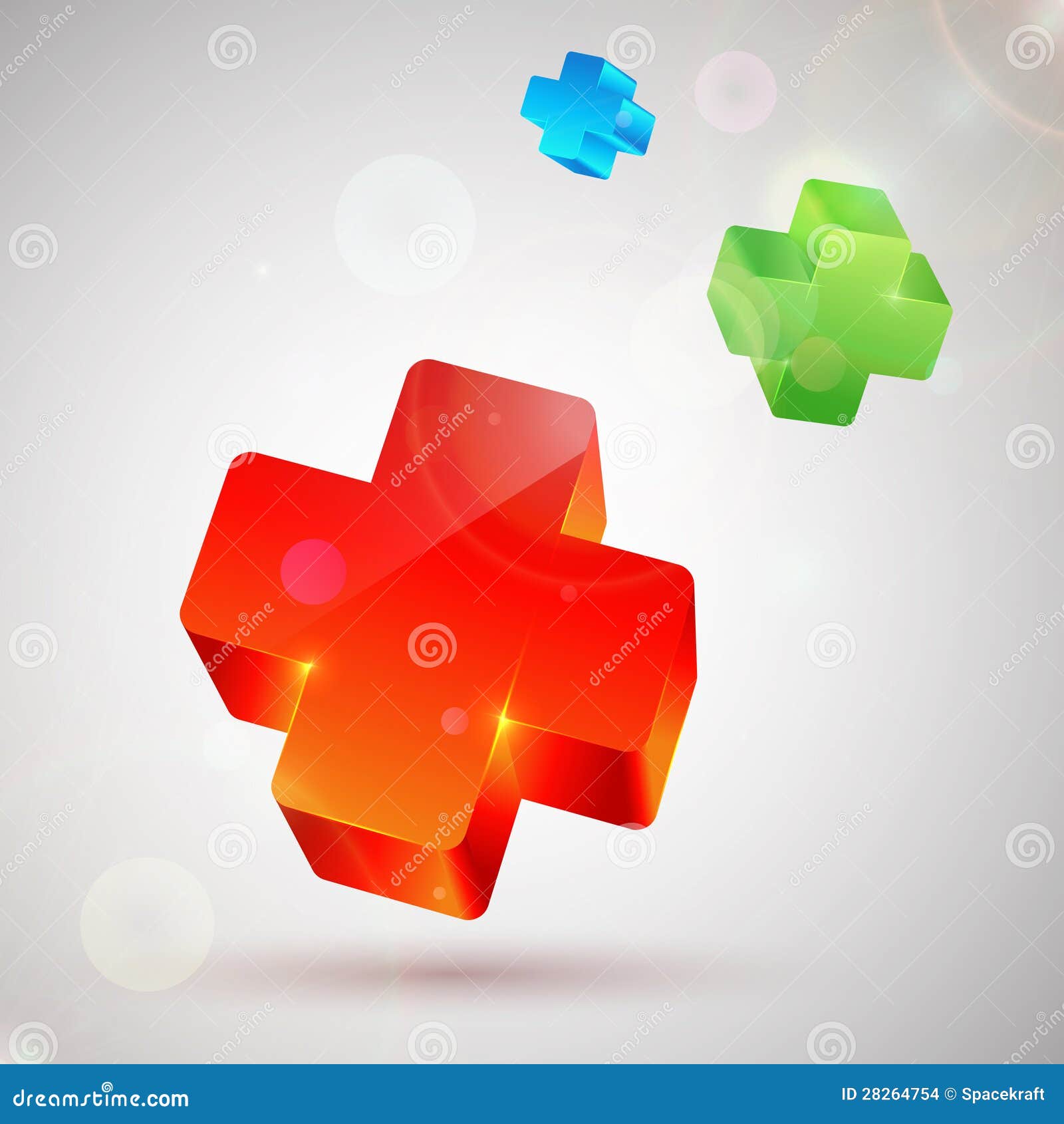 Plus Symbol. Abstract Colorful Background Stock Vector - Illustration ...