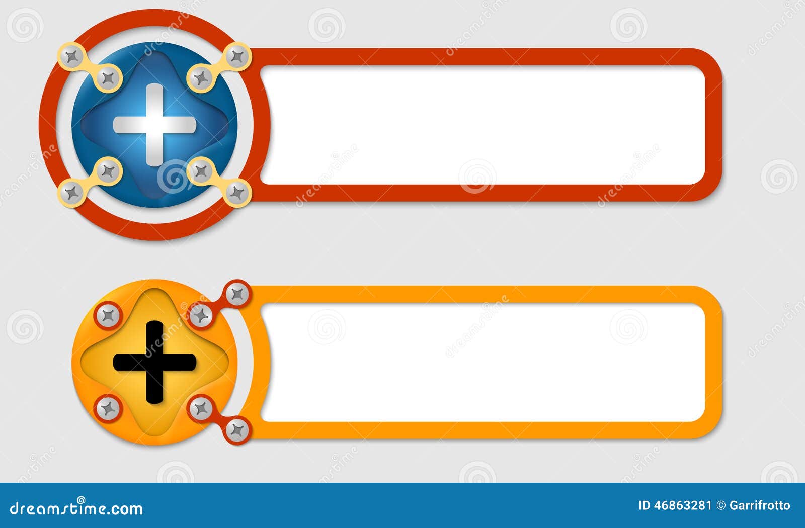 Plus symbol stock vector. Illustration of empty, round - 46863281
