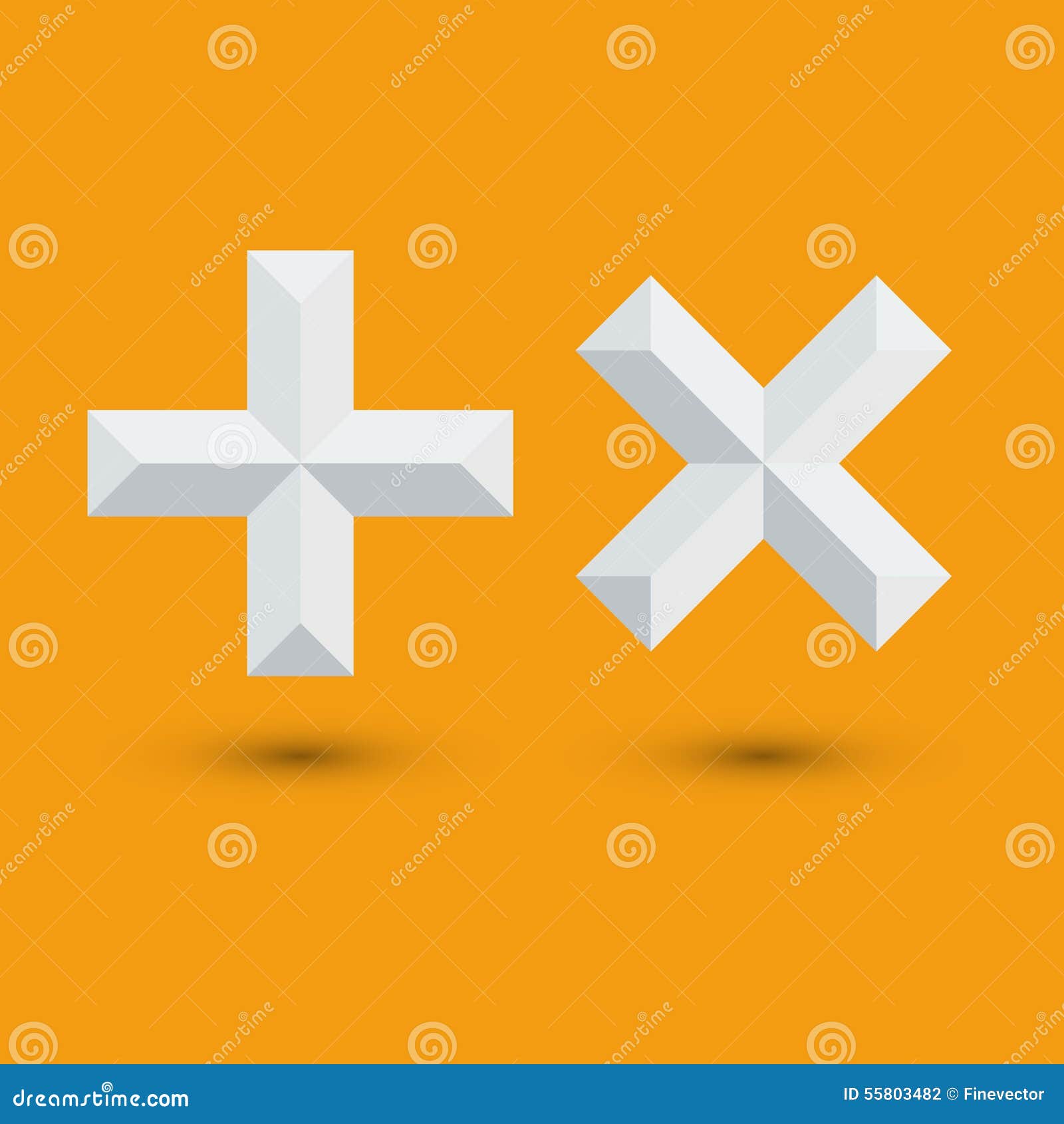 Plus Symbol Arg Symbol Polygonal Form Vektor Illustrationer ...