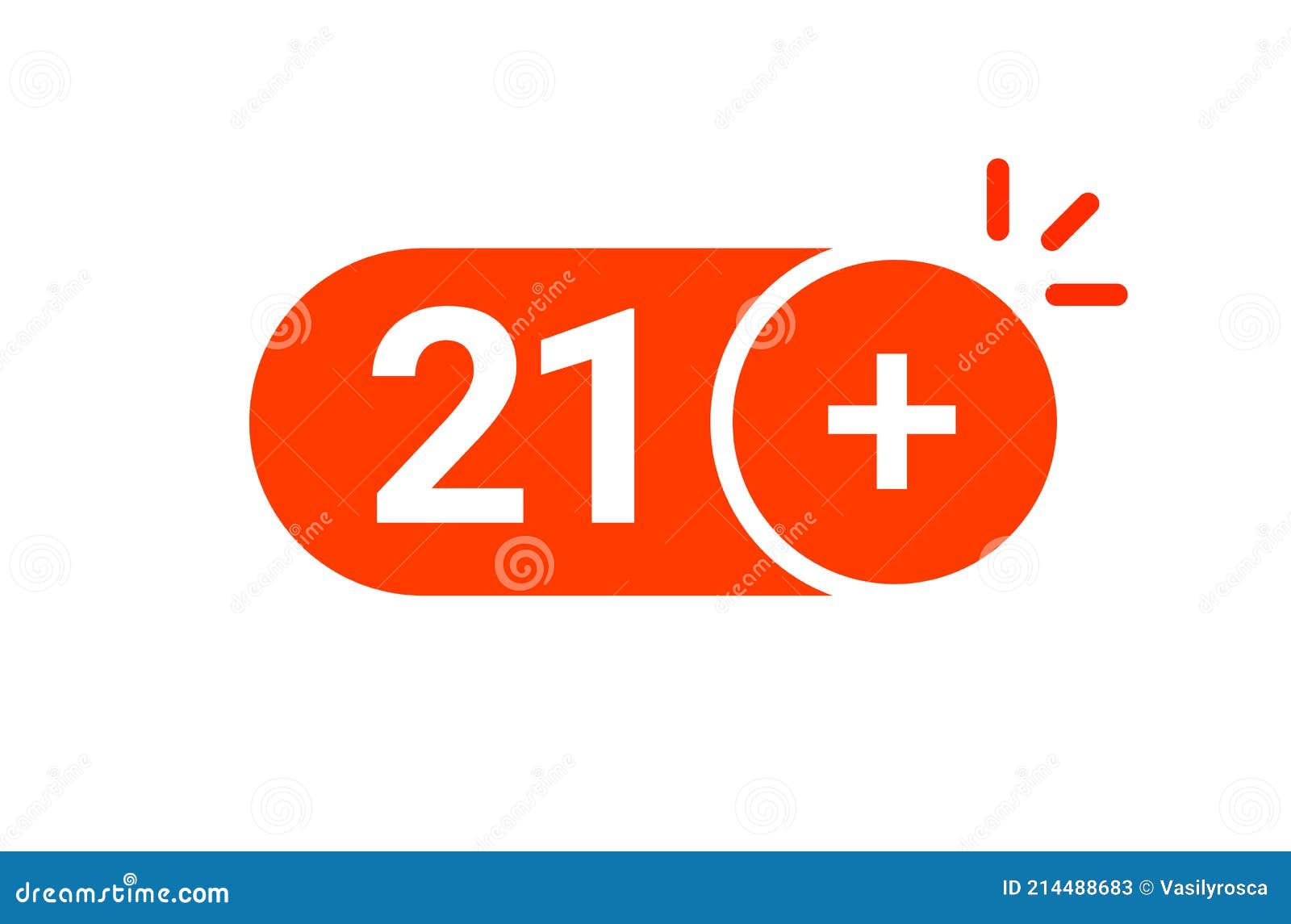 Warning Plus Positive Polarity Symbol Sign, Vector Illustration ...