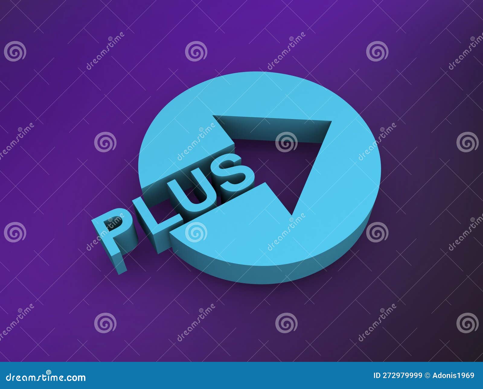 Plus word on purple stock illustration. Illustration of circle - 272979999