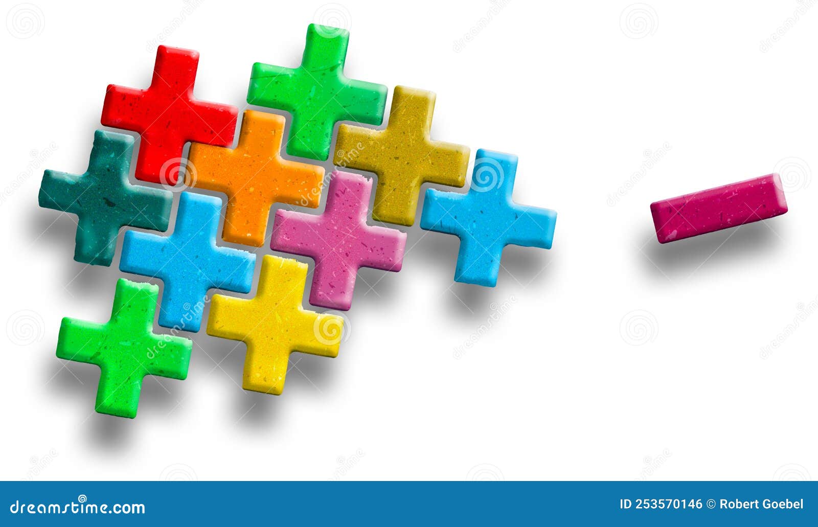 Pluses And Minuses Symbol. Businessman Turns A Wooden Cube And Changes ... Pluses And Minuses Symbol. Businessman Turns A Wooden Cube And Changes ...