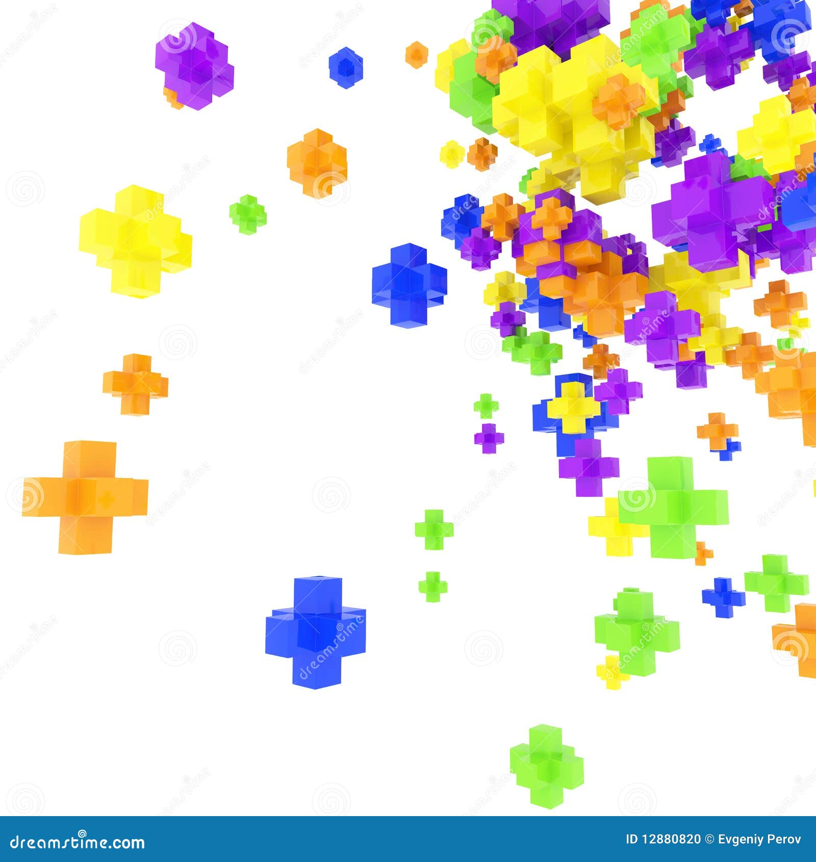 Pluses on white stock illustration. Illustration of motion - 12880820