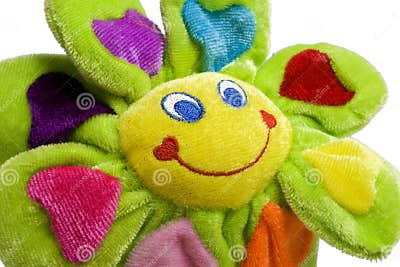 Plush flower toy stock image. Image of plush, stylized - 11922221