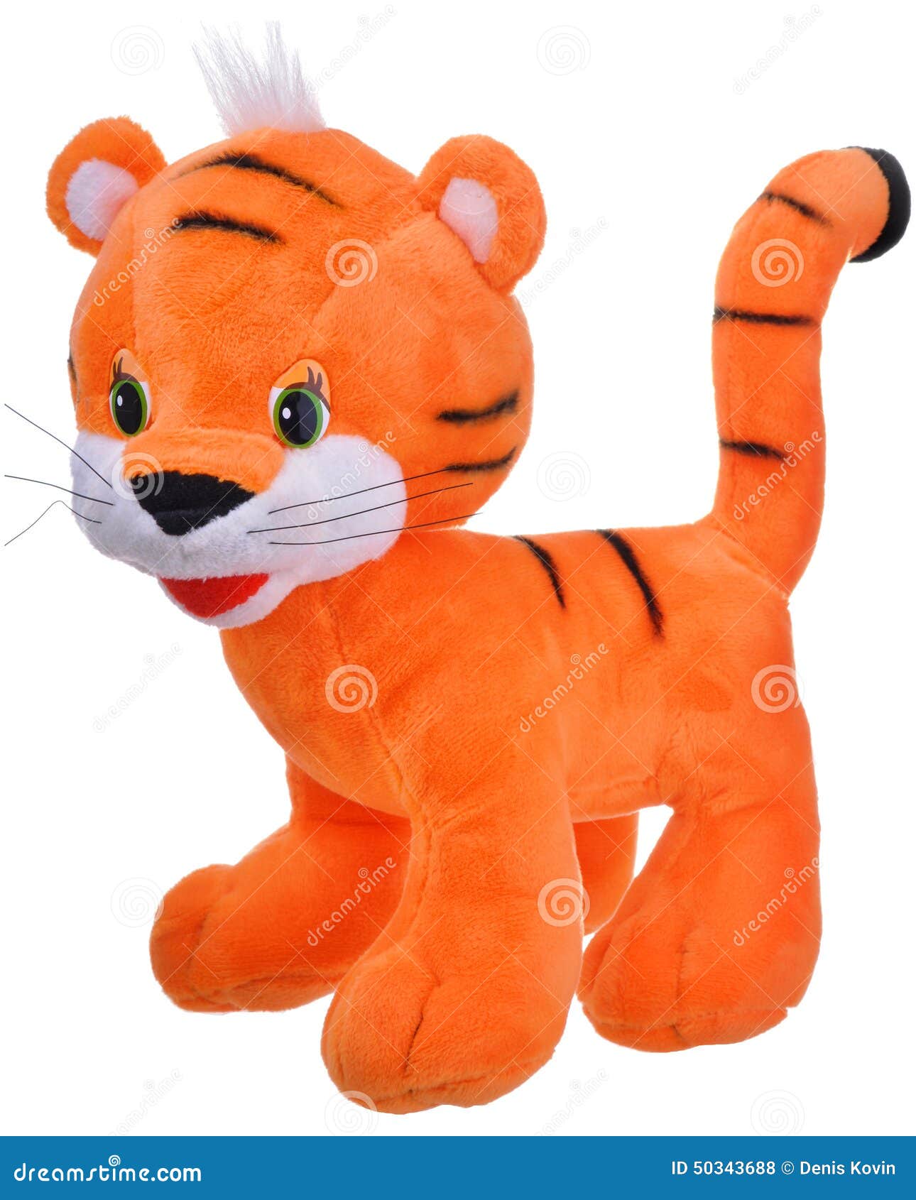 Plush orange toy tiger stock photo. Image of soft, background - 50343688