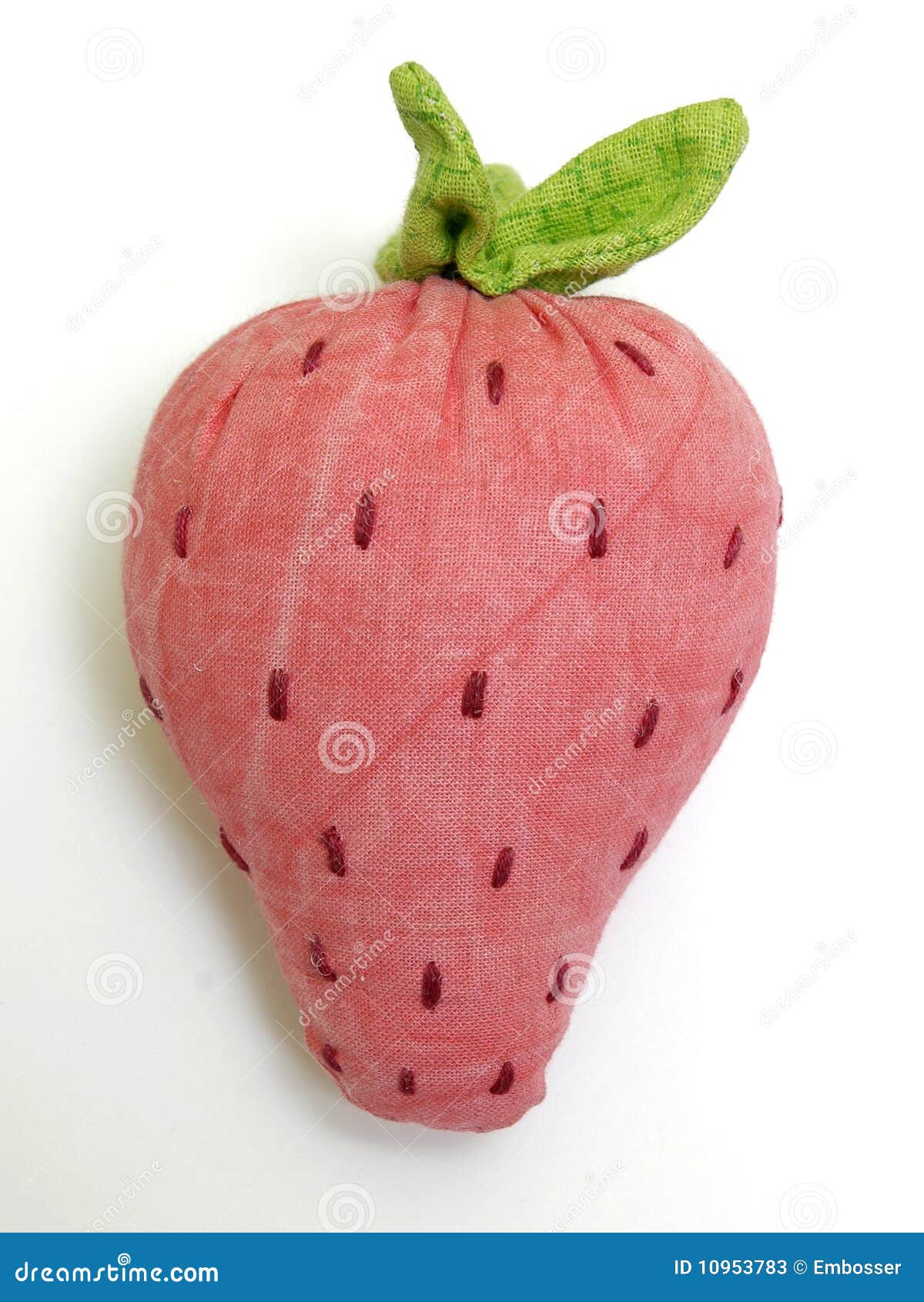 Plush Strawberry stock image. Image of pink, harvest - 10953783