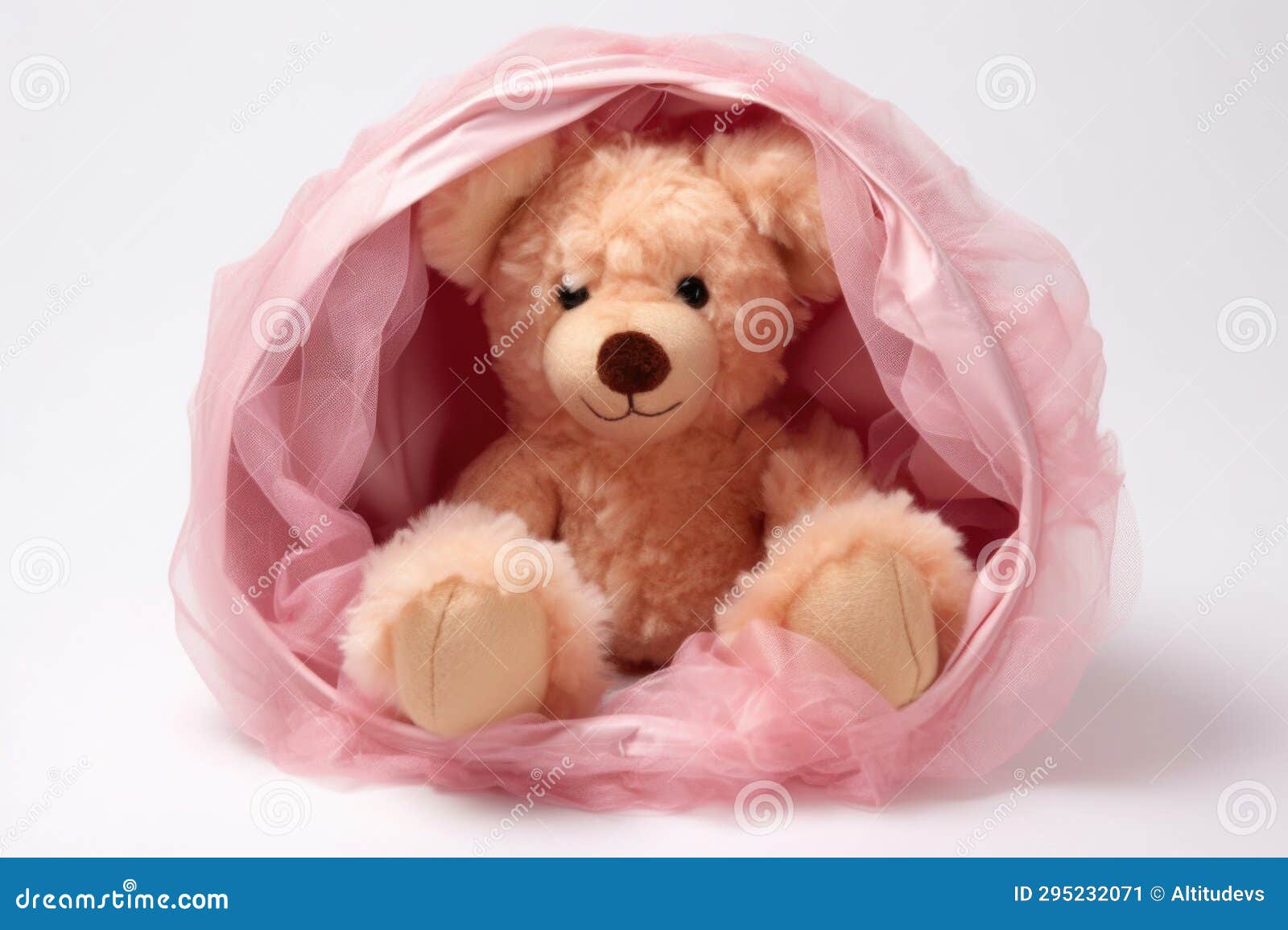 Plush Teddy Bear Turned Inside Out, Ready for Stuffing Stock Image ...