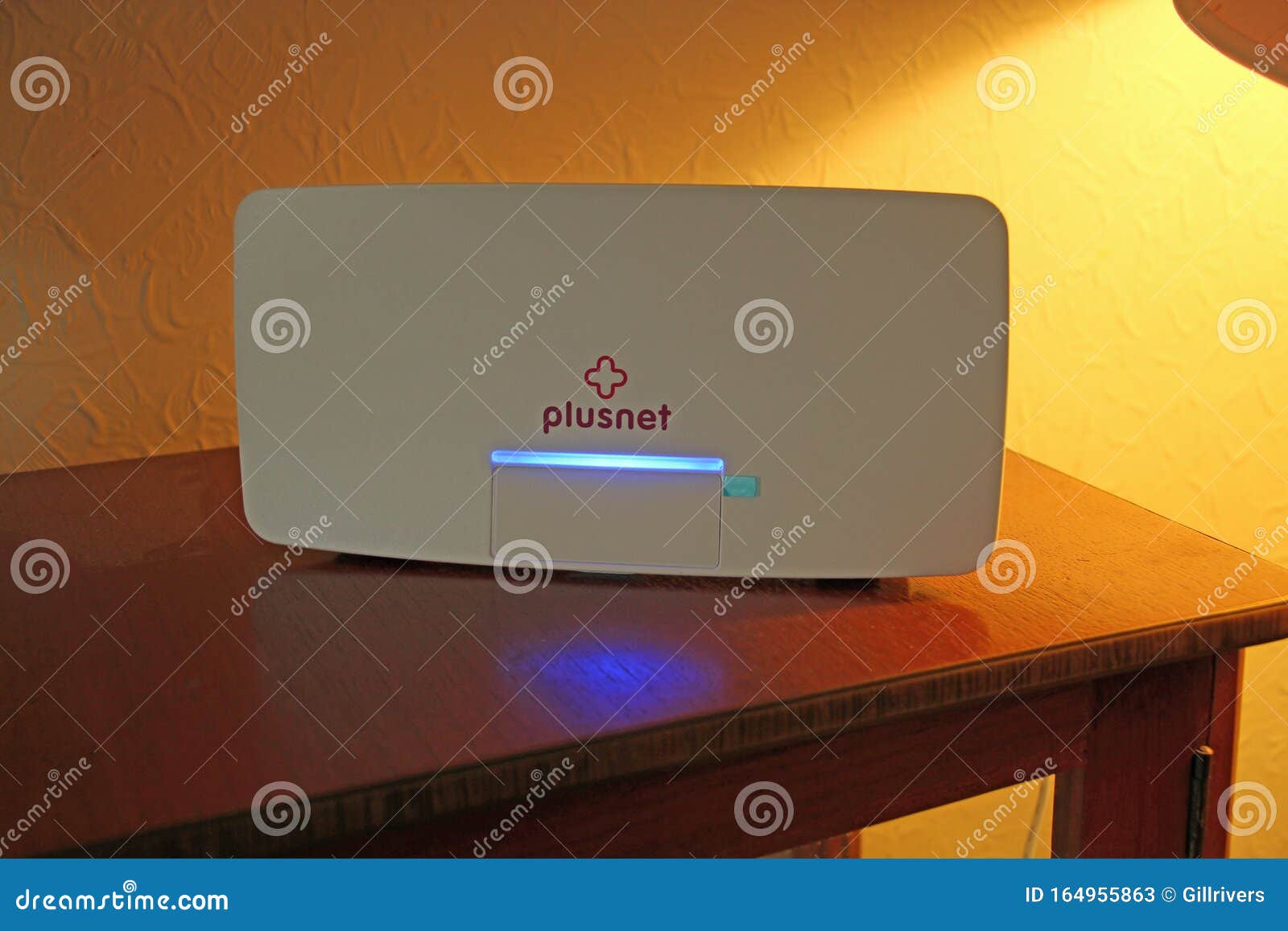Plusnet Router editorial stock photo. Image of connection - 164955863