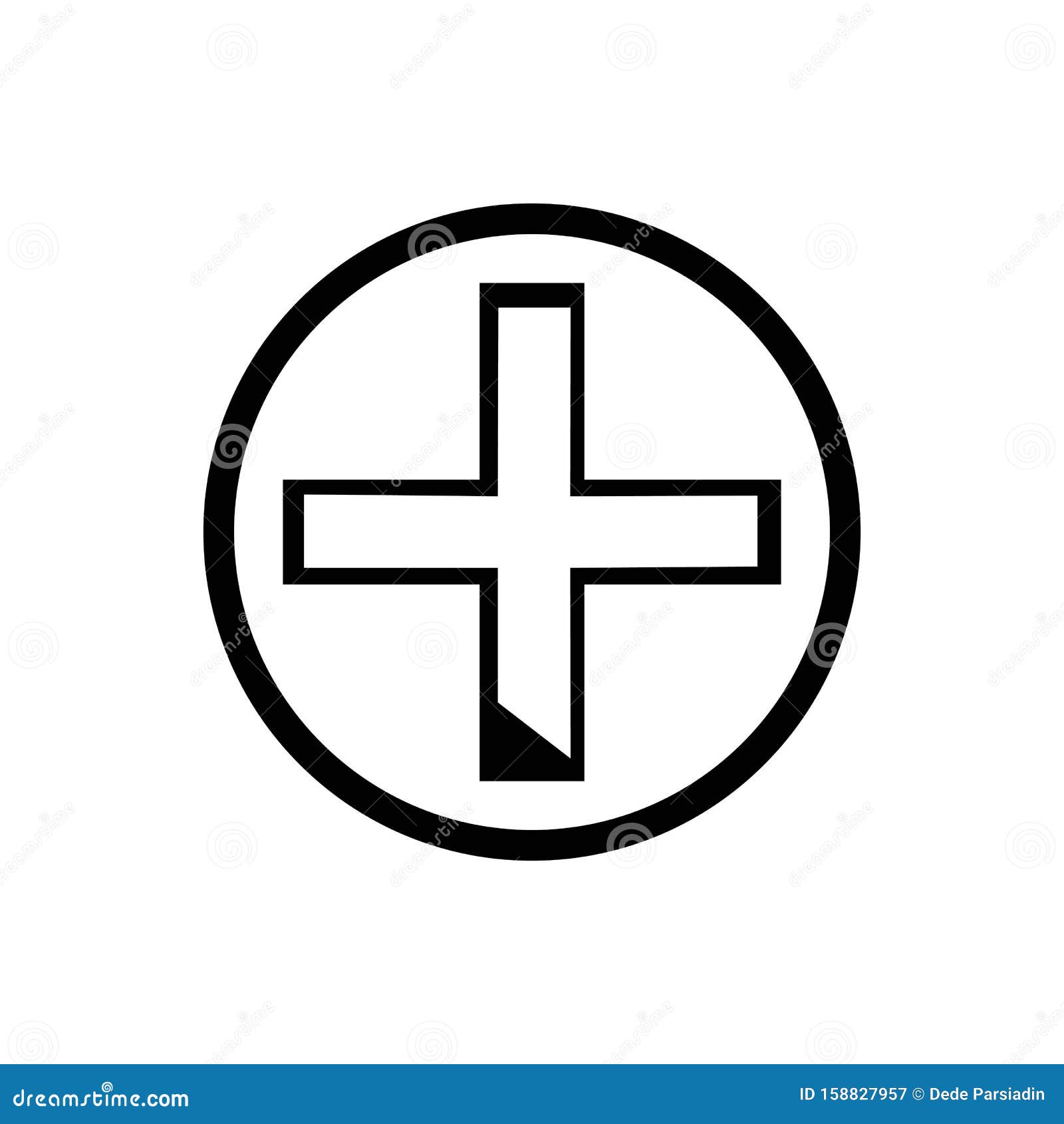 Pluszeichen-Symbole. Pluszeichen-Tasten. Vektorgrafik Vektor Abbildung ...