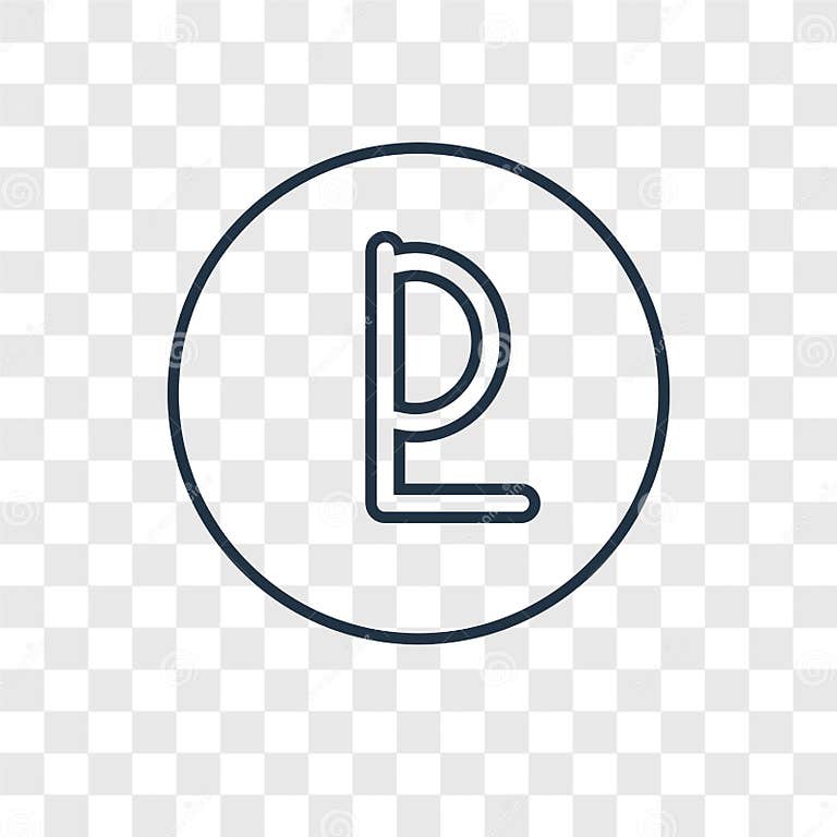 Pluto Concept Vector Linear Icon Isolated on Transparent Background ...