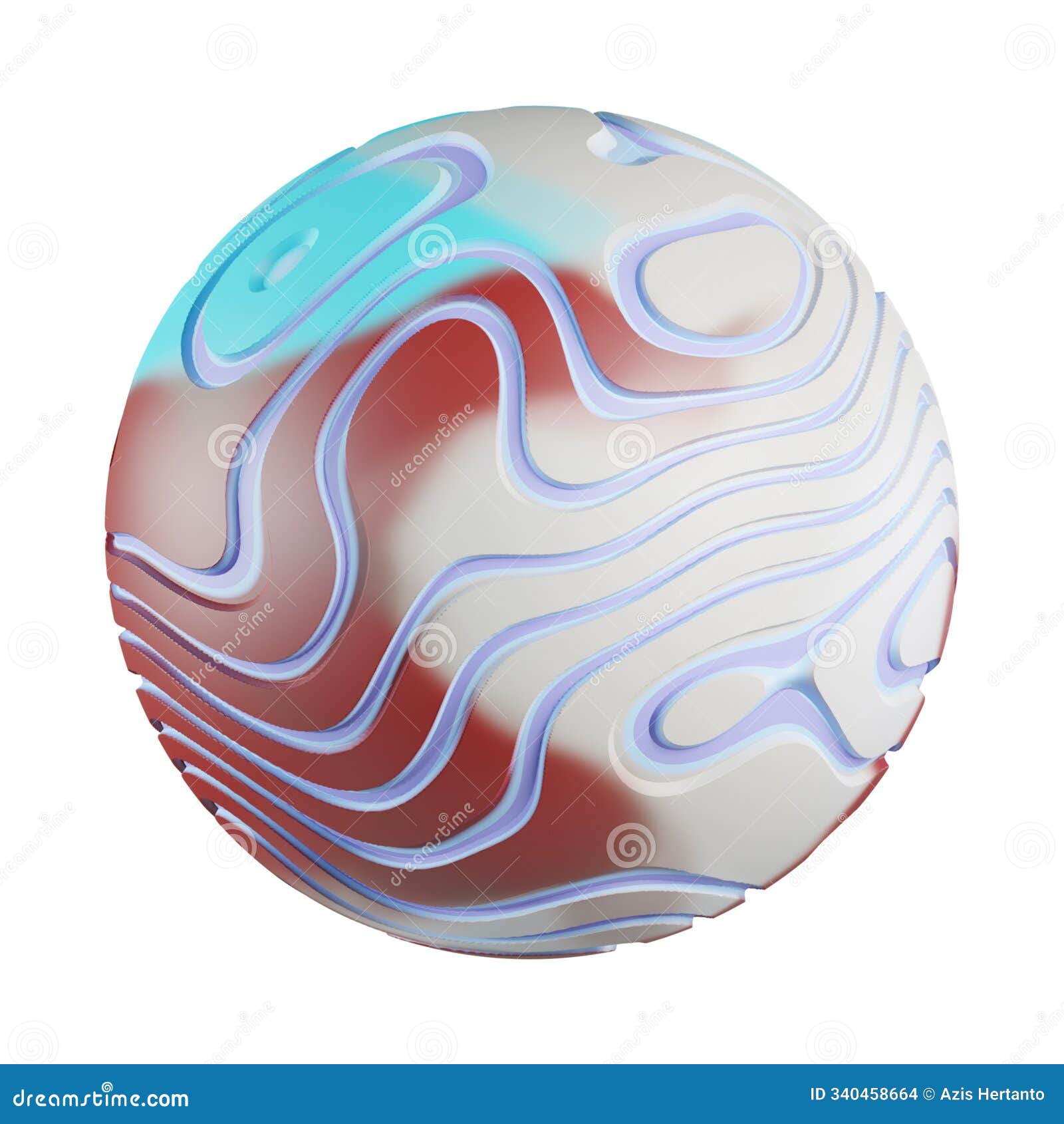 Pluto 3D Icon Illustration stock illustration. Illustration of solar ...