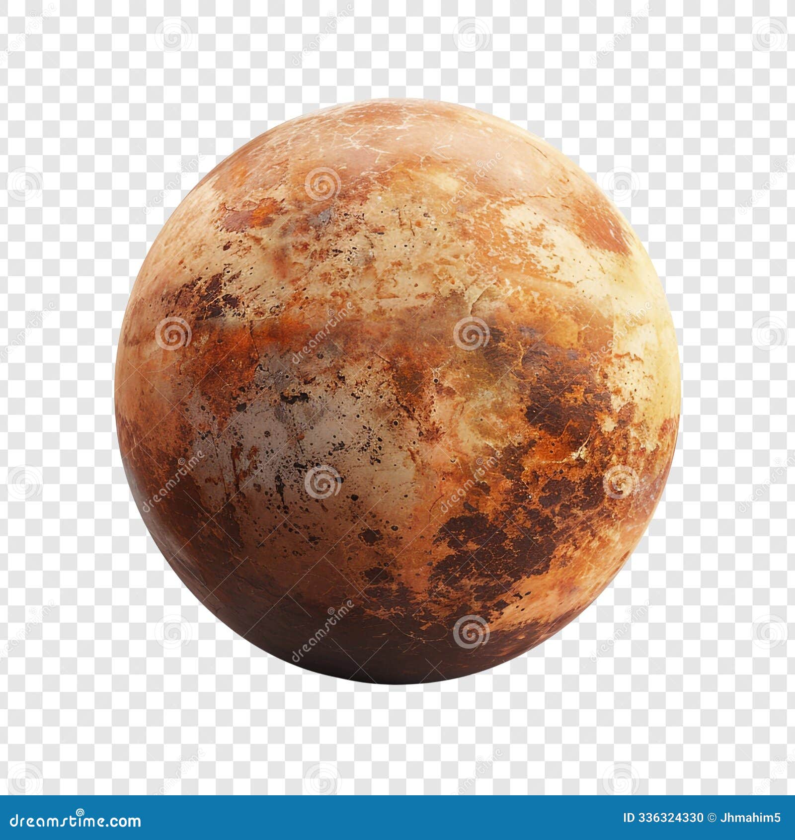 Pluto, A Dwarf Planet In The Kuiper Belt, Is Depicted With A Charming ...