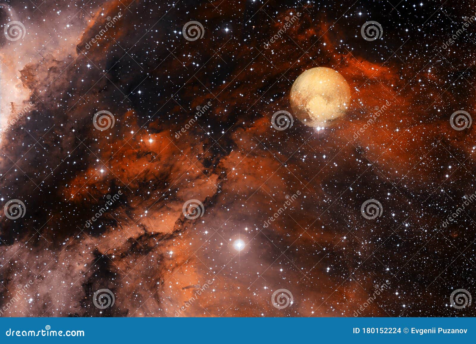 Pluto. Elements of this Image Furnished by NASA Stock Illustration ...
