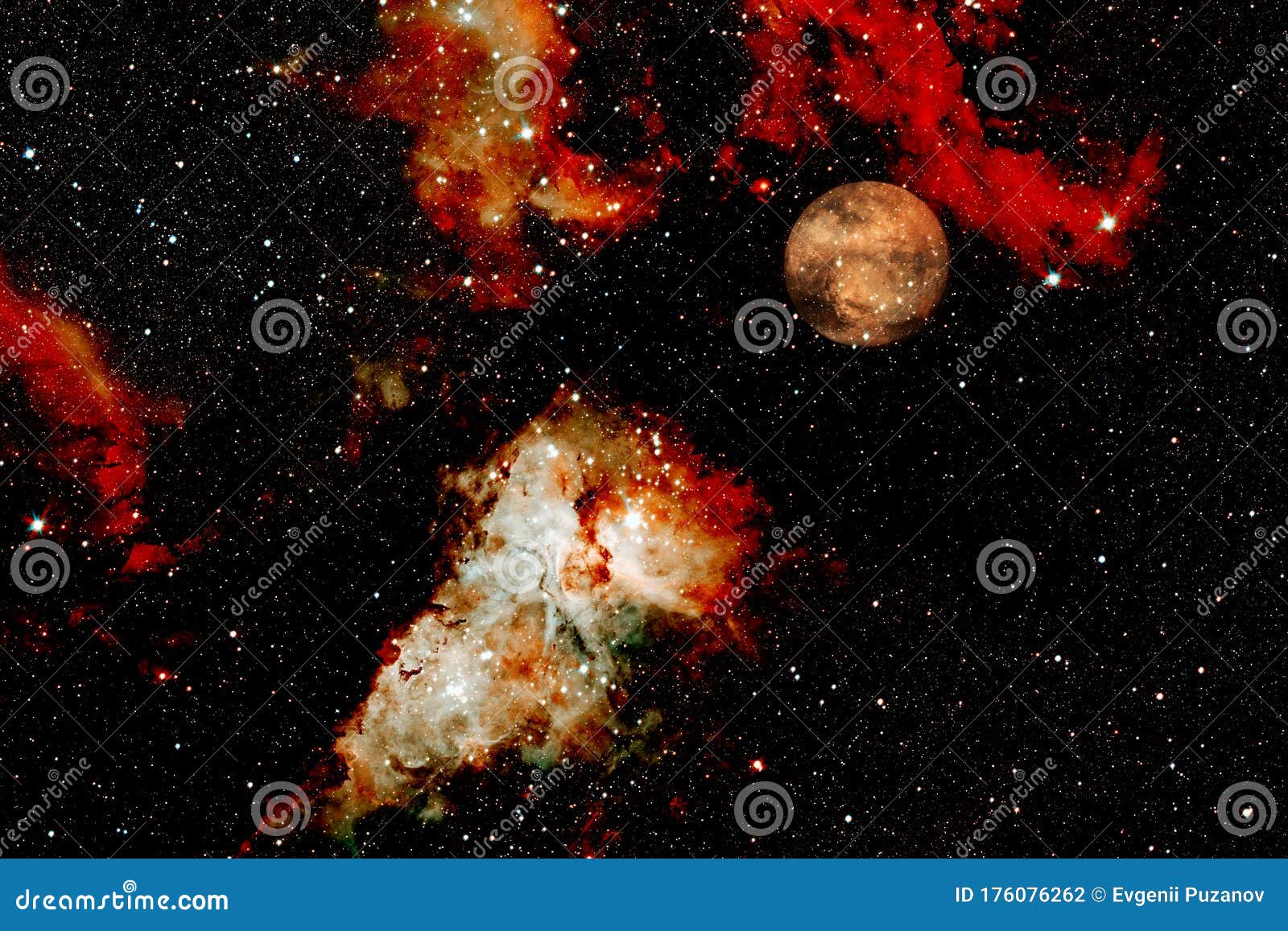 Pluto. Elements of this Image Furnished by NASA Stock Photo - Image of ...