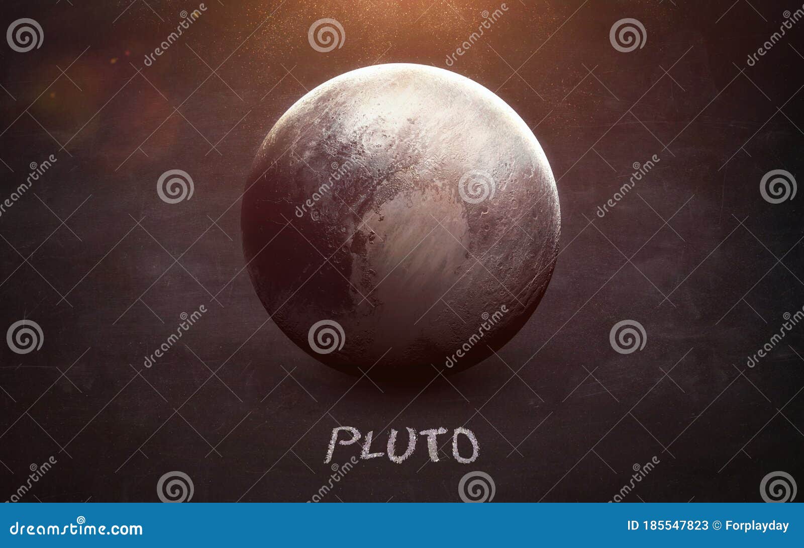 Pluto - High resolution stock illustration. Illustration of launch ...