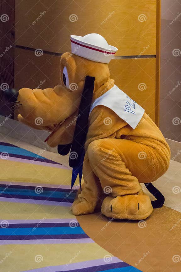 Pluto on the Disney Magic editorial stock photo. Image of cruise ...