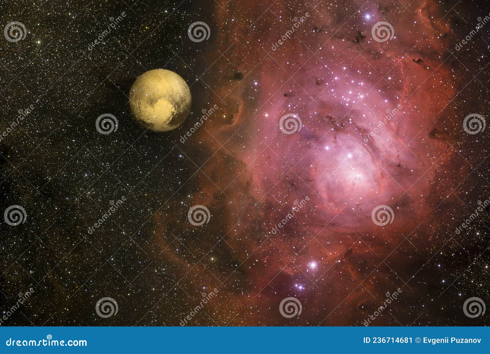 Pluto. Solar System. Elements of this Image Furnished by NASA Stock ...