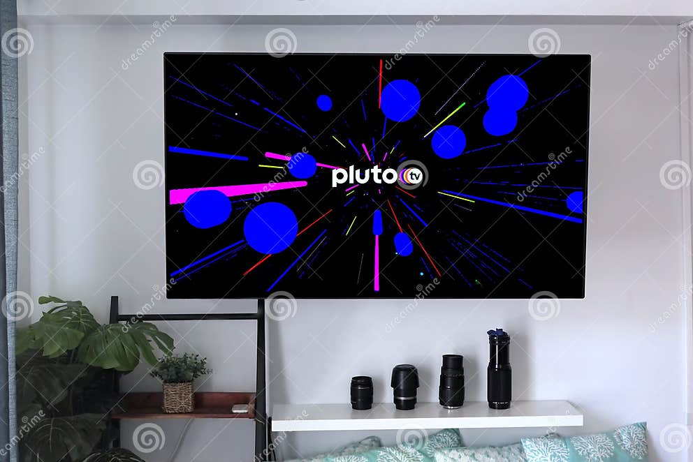 Pluto Tv Cable Provider Logo Editorial Image - Image of home, movie ...