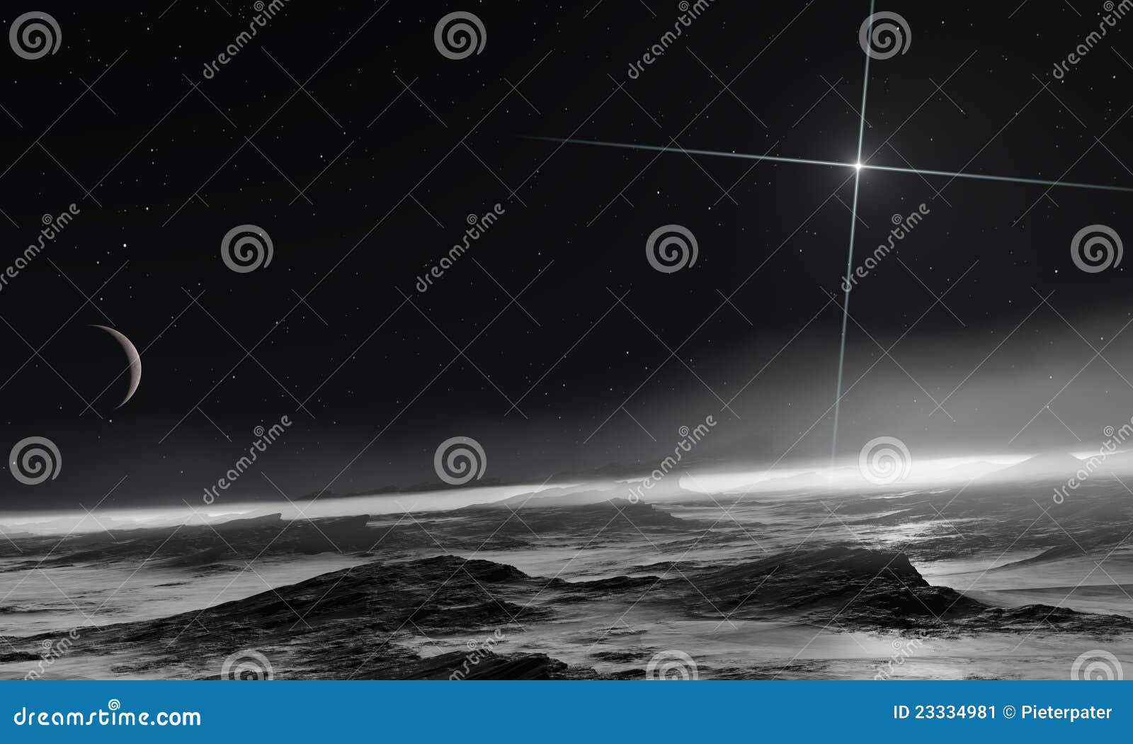 Pluton et Charon illustration stock. Illustration du espace - 23334981