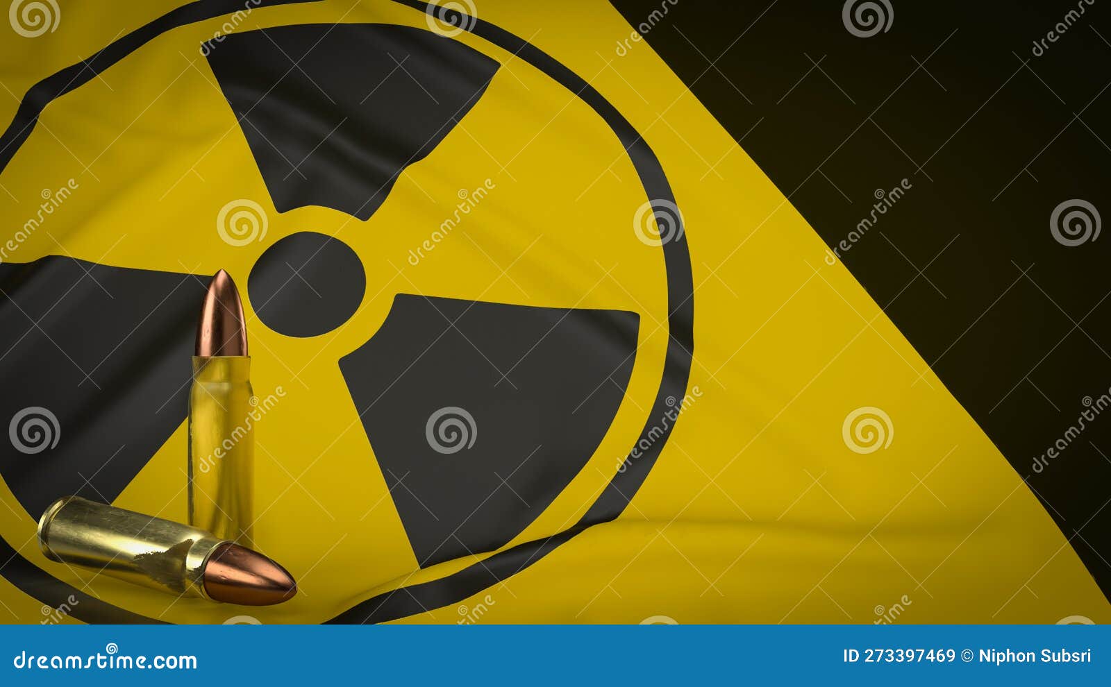 The Plutonium Bullets for War or Weapon Concept 3d Rendering Stock ...