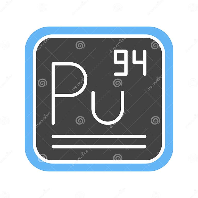Plutonium Icon Vector Image. Stock Vector - Illustration of icon ...