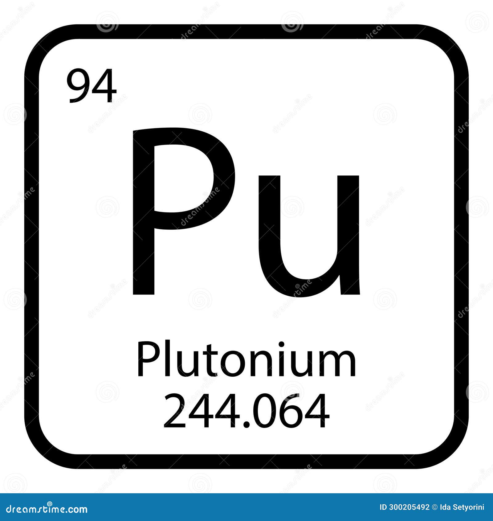 Plutonium icon vektor stock illustration. Illustration of laboratory ...