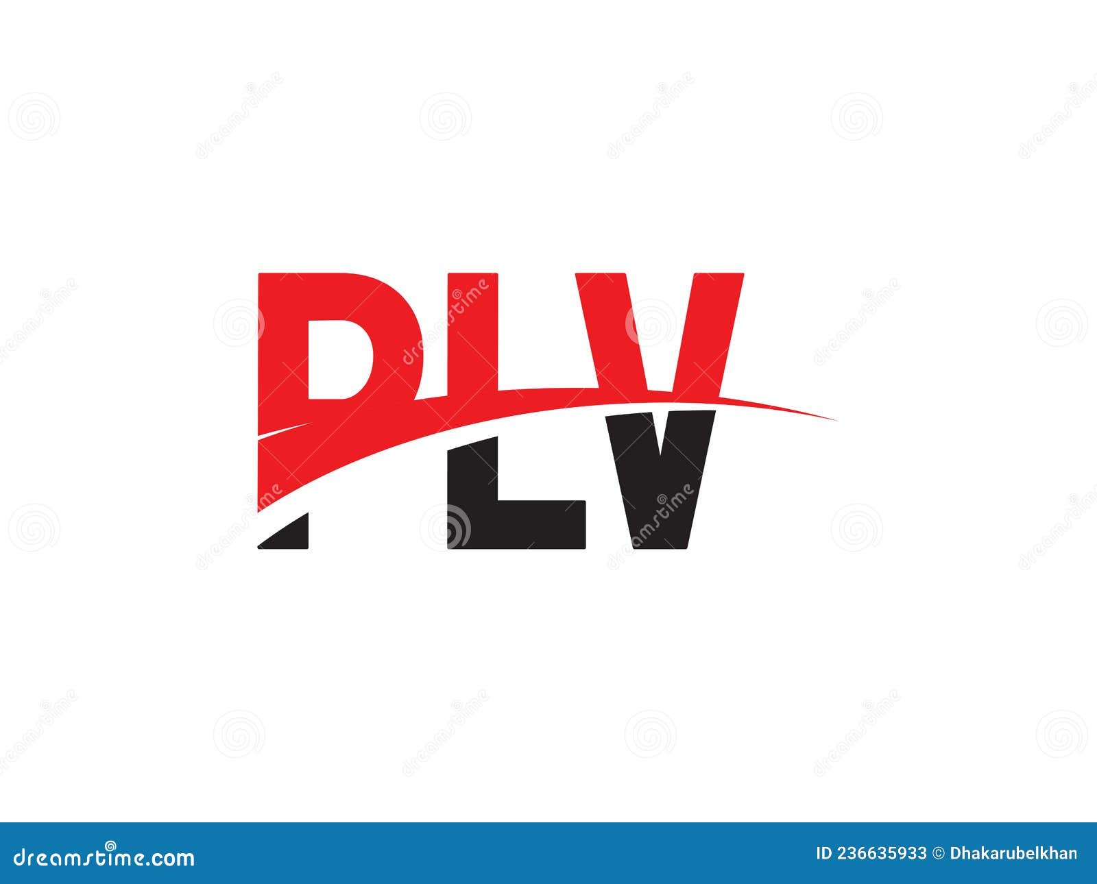 PLV Letter Initial Logo Design Vector Illustration Stock Vector ...