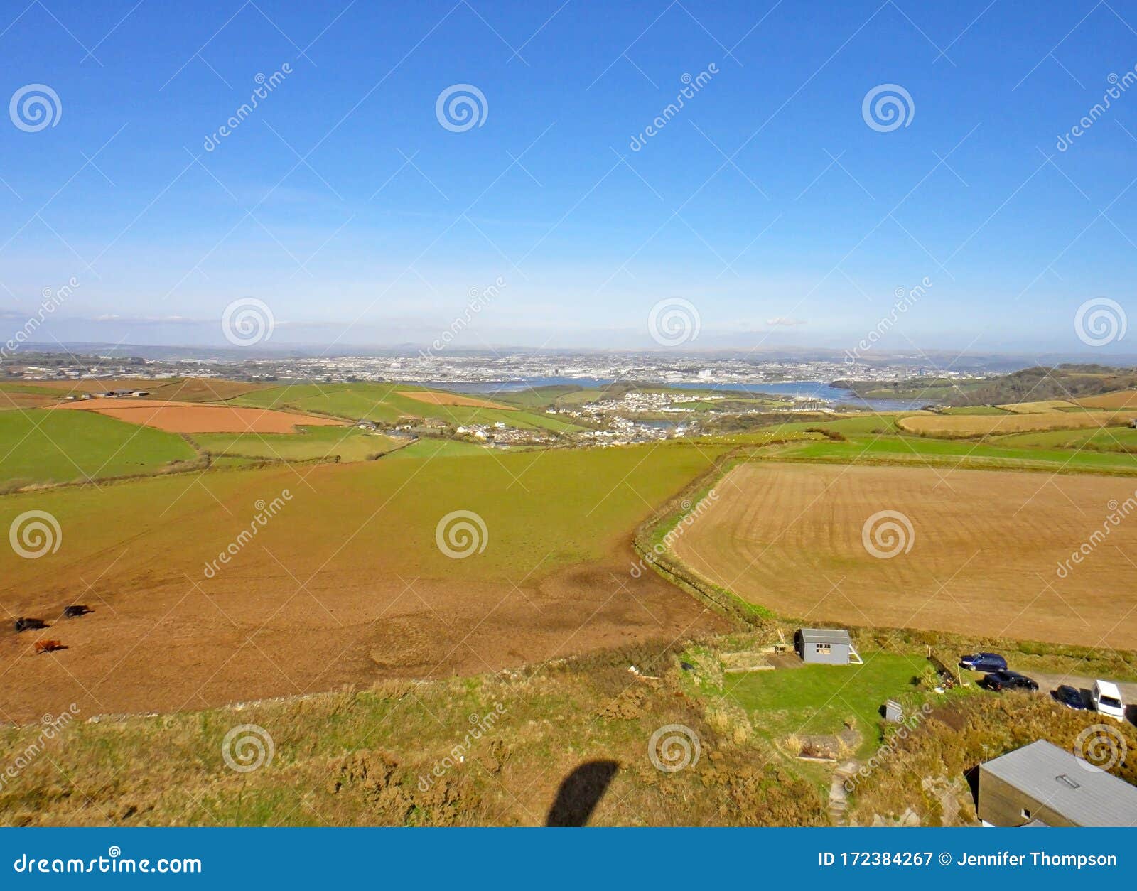 Rame peninsular, Cornwall stock image. Image of cliffs - 172384267