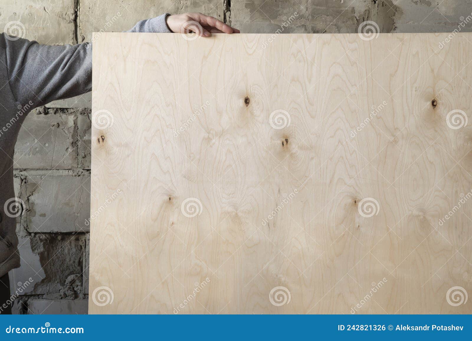 Plywood for Construction. Finishing Material Stock Photo - Image of ...