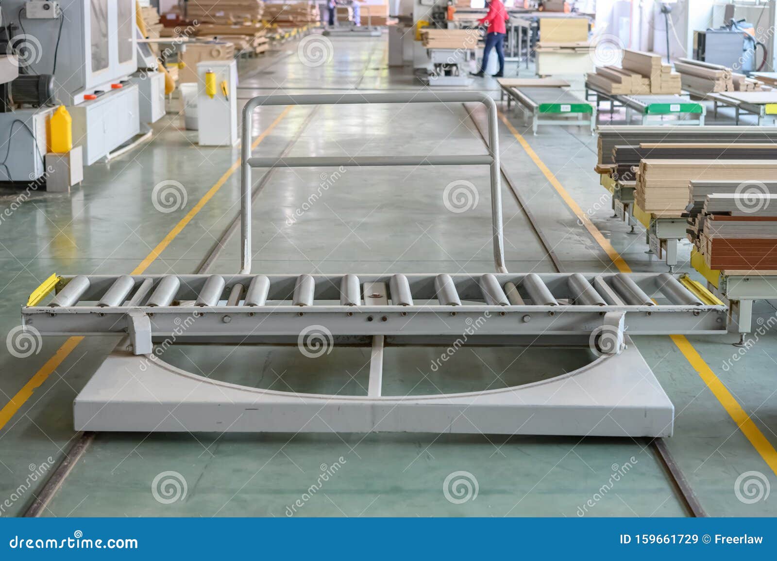 Plywood Factory Inside Horizontal Composition Stock Image - Image of ...