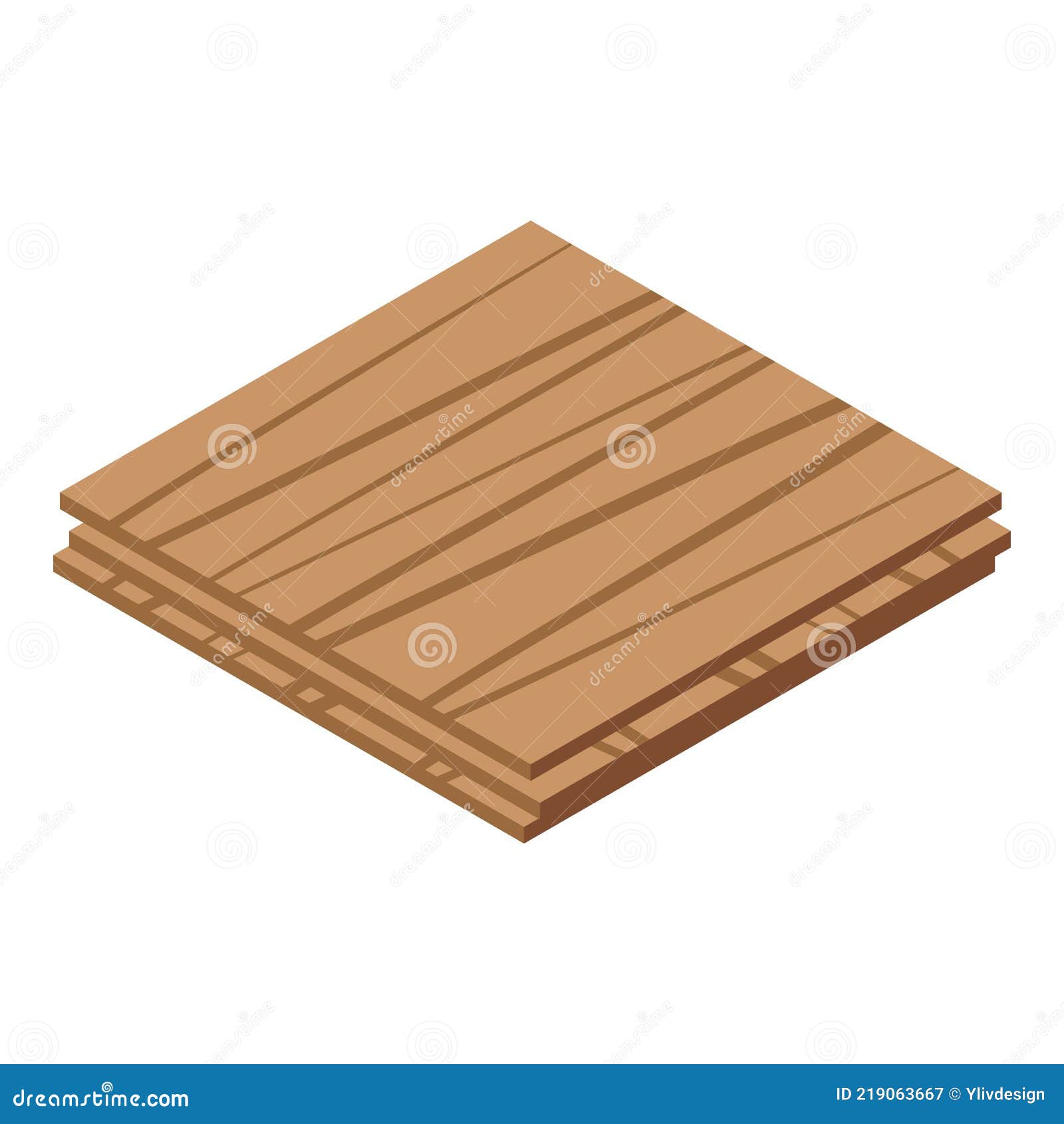Plywood Layer Icon, Isometric Style Stock Vector - Illustration of wood ...