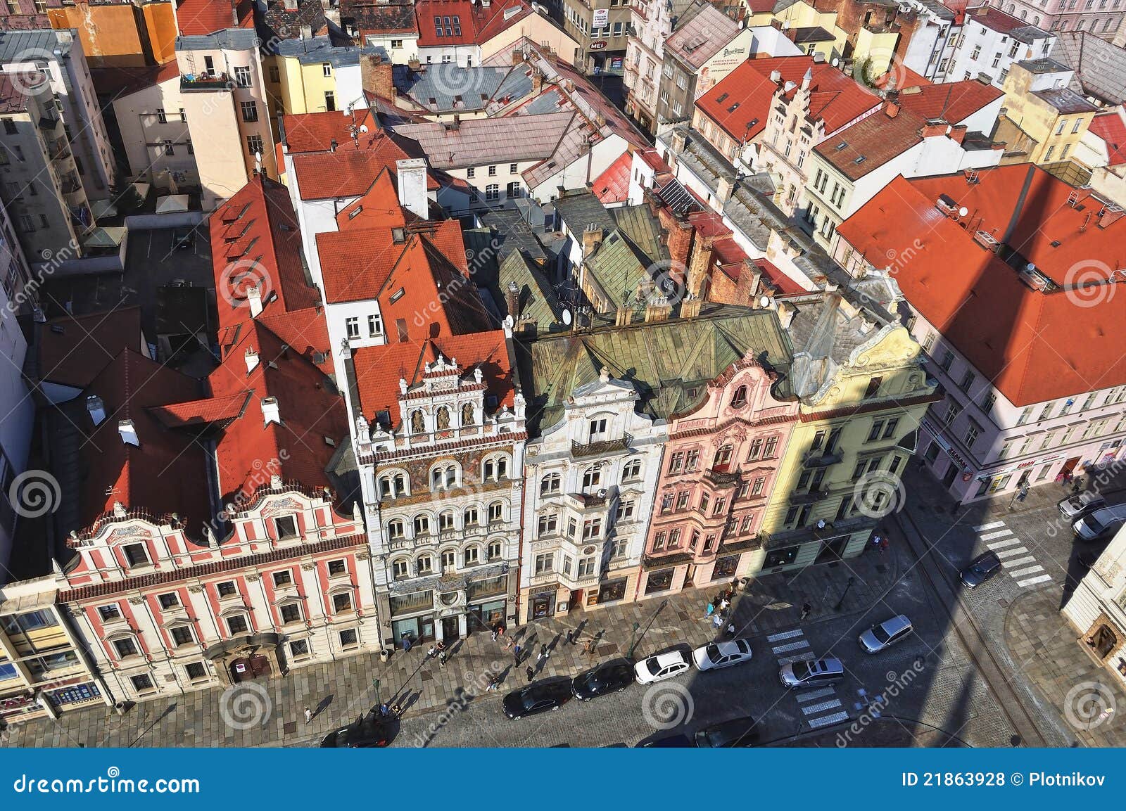 Plzen town, Czech Republic stock photo. Image of historic - 21863928