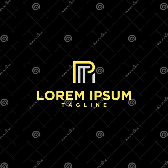 Pm Monogram Logo Design Inspiration Stock Vector - Illustration of logo ...