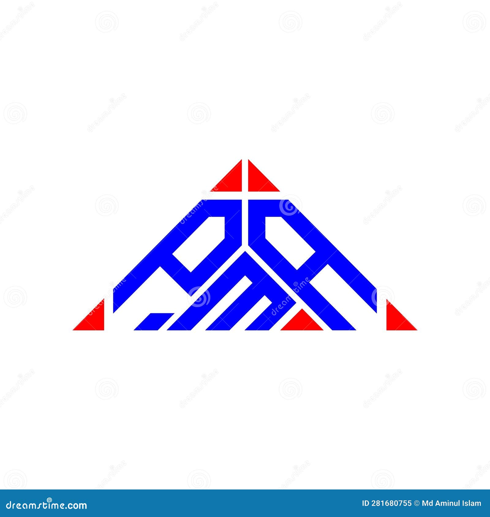 PMA Letter Logo Creative Design with Vector Graphic, PMA Stock Vector ...